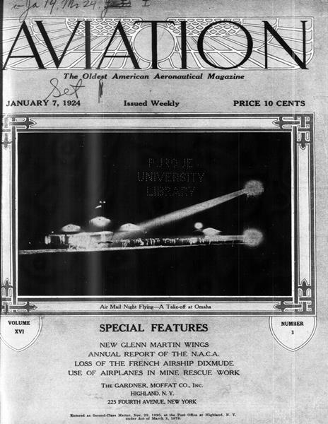January 7 1924 | Aviation Week